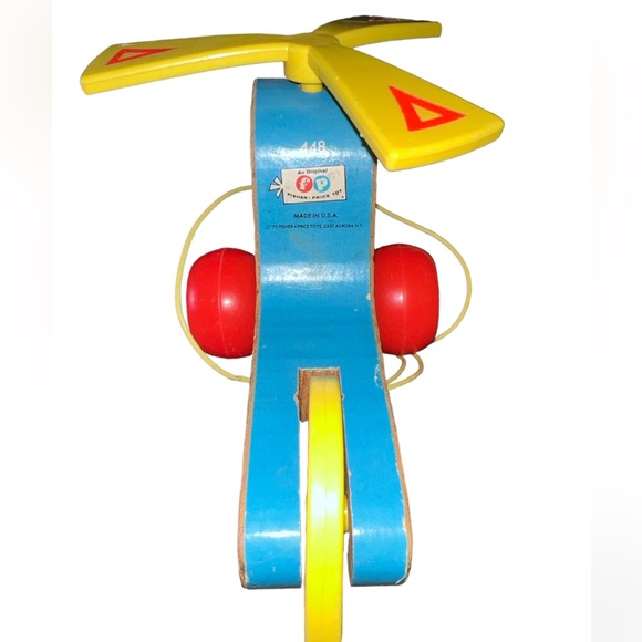 Fisher-Price | Toys | Vintage 448 Mini Copter Fisher Price Helicopter ...